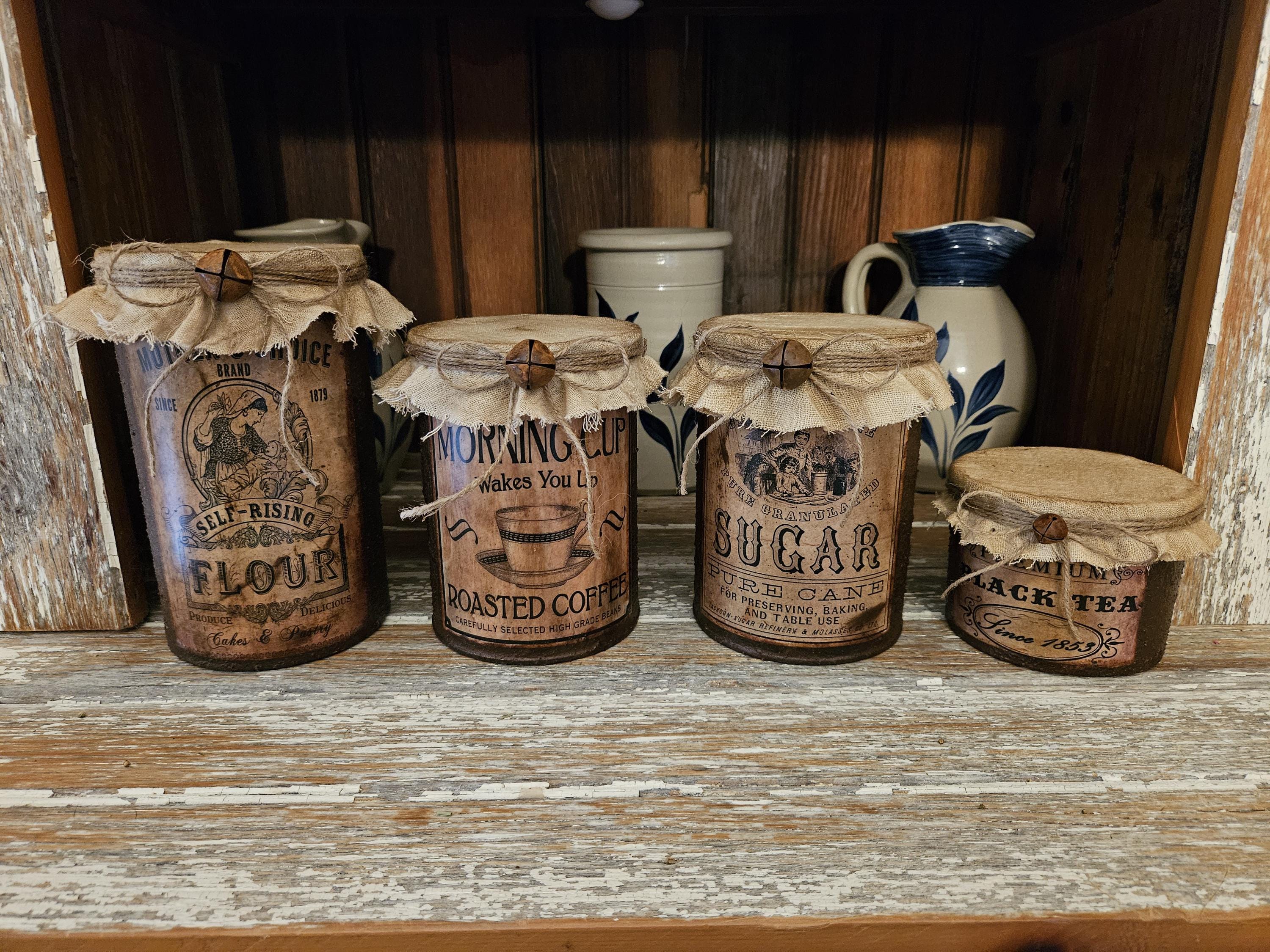 Primitive Canister Set - Etsy