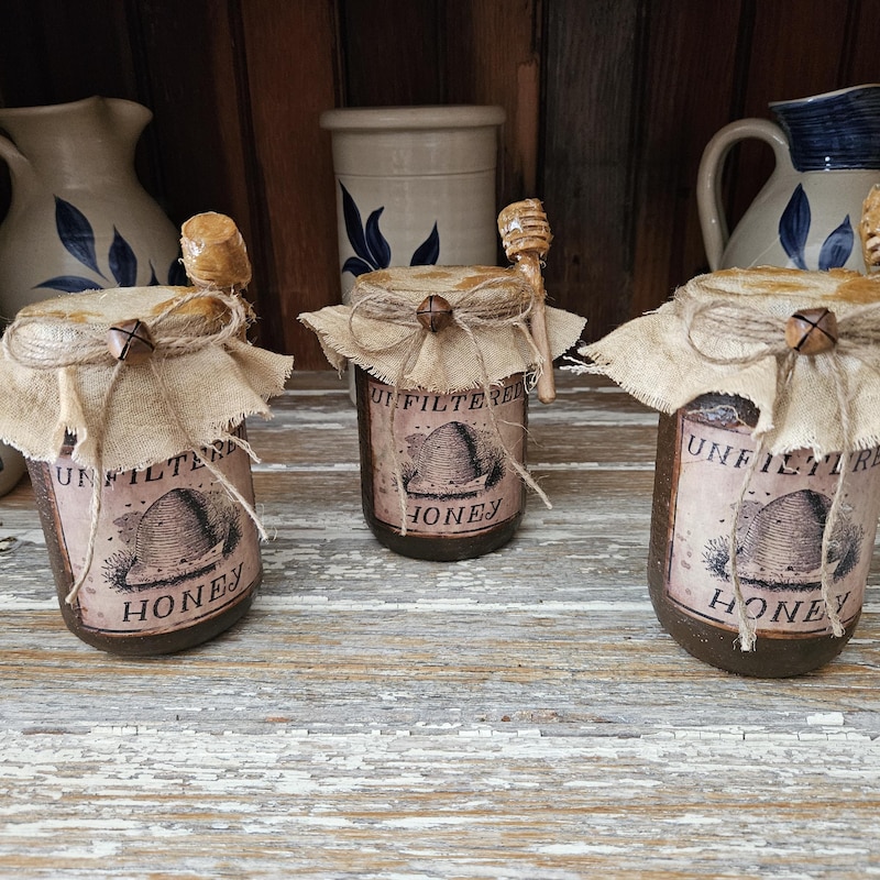 Primitive Jar - Etsy