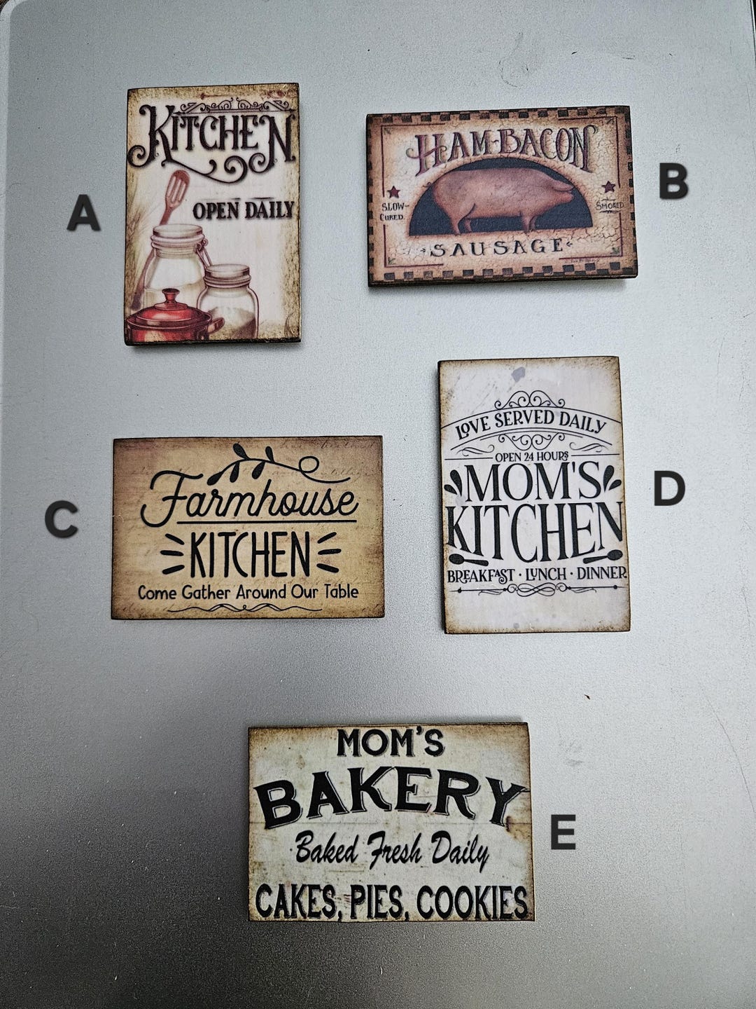 Farmhouse Kitchen Magnets - Etsy