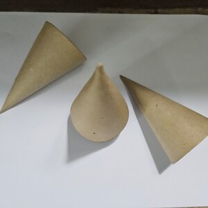 Paper Mache Cones: - Etsy