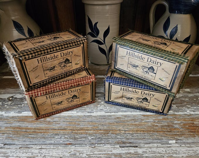 Primitive Butter Box - Etsy