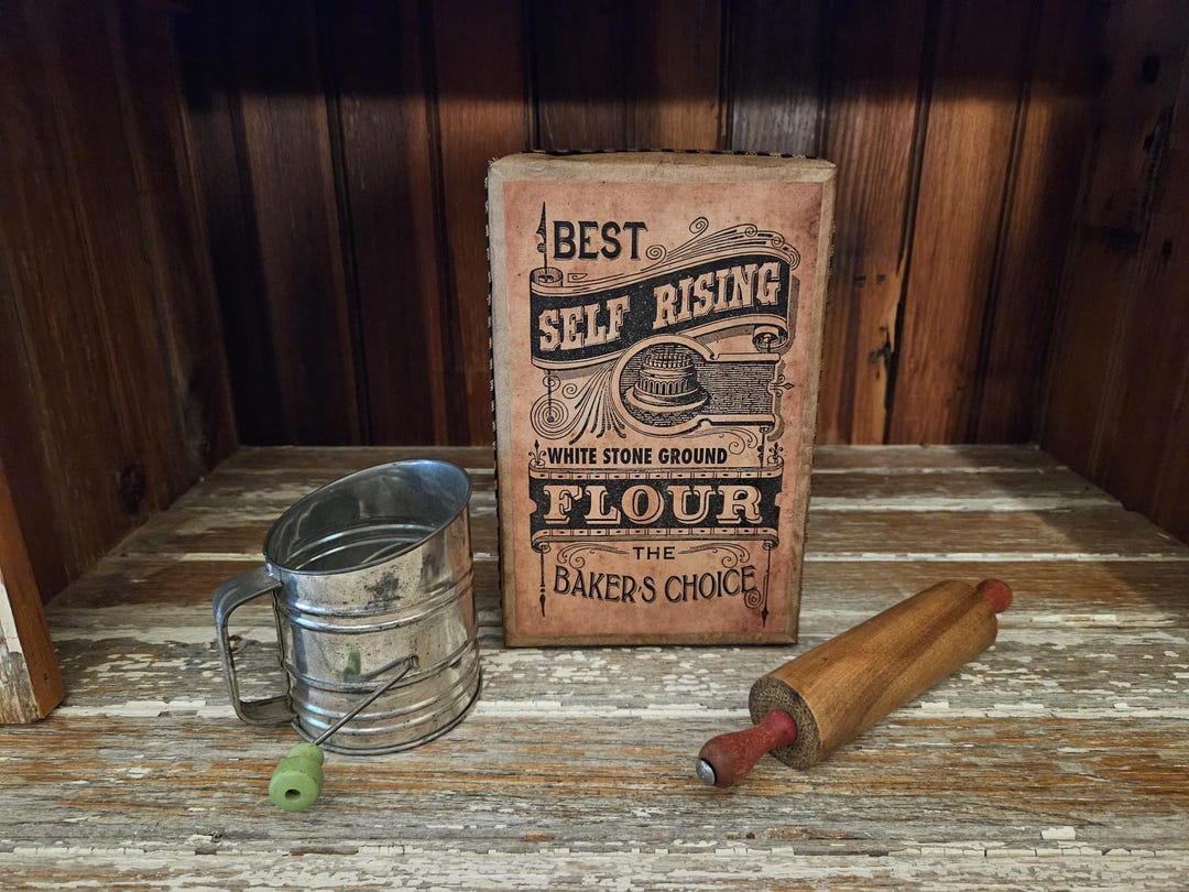 Primitive Faux Flour Box - Etsy