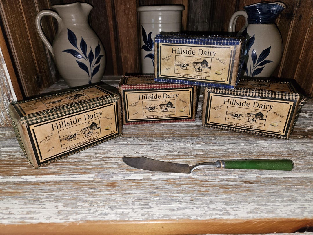 Primitive Butter Box - Etsy