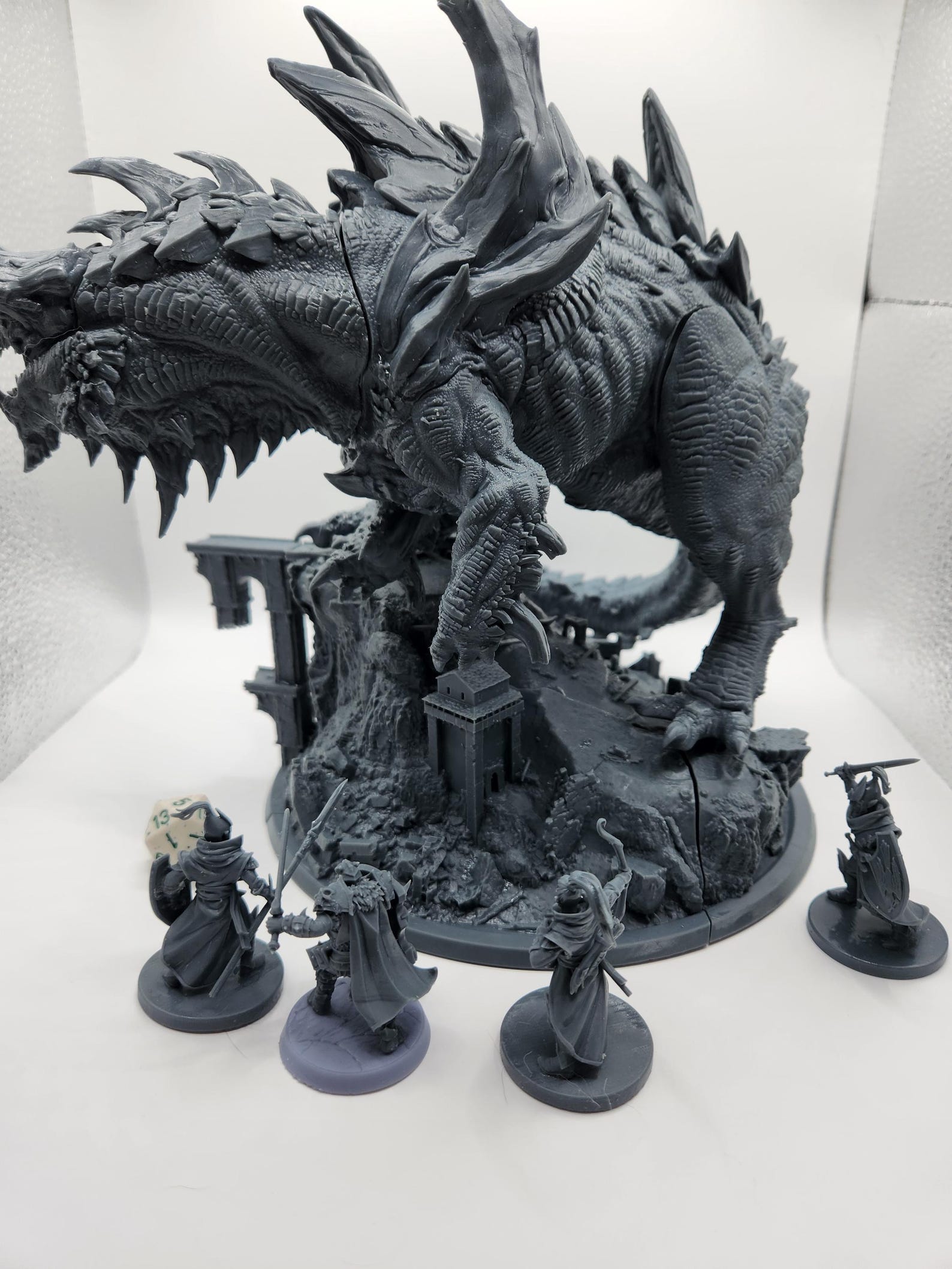 Tarrasque Miniature: Epic Resin Monster for Collectors & Painters - Etsy