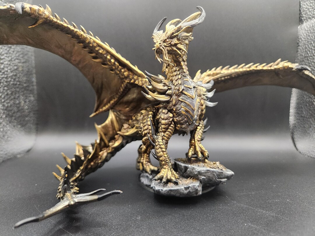 Ancient Gold Dragon - Etsy