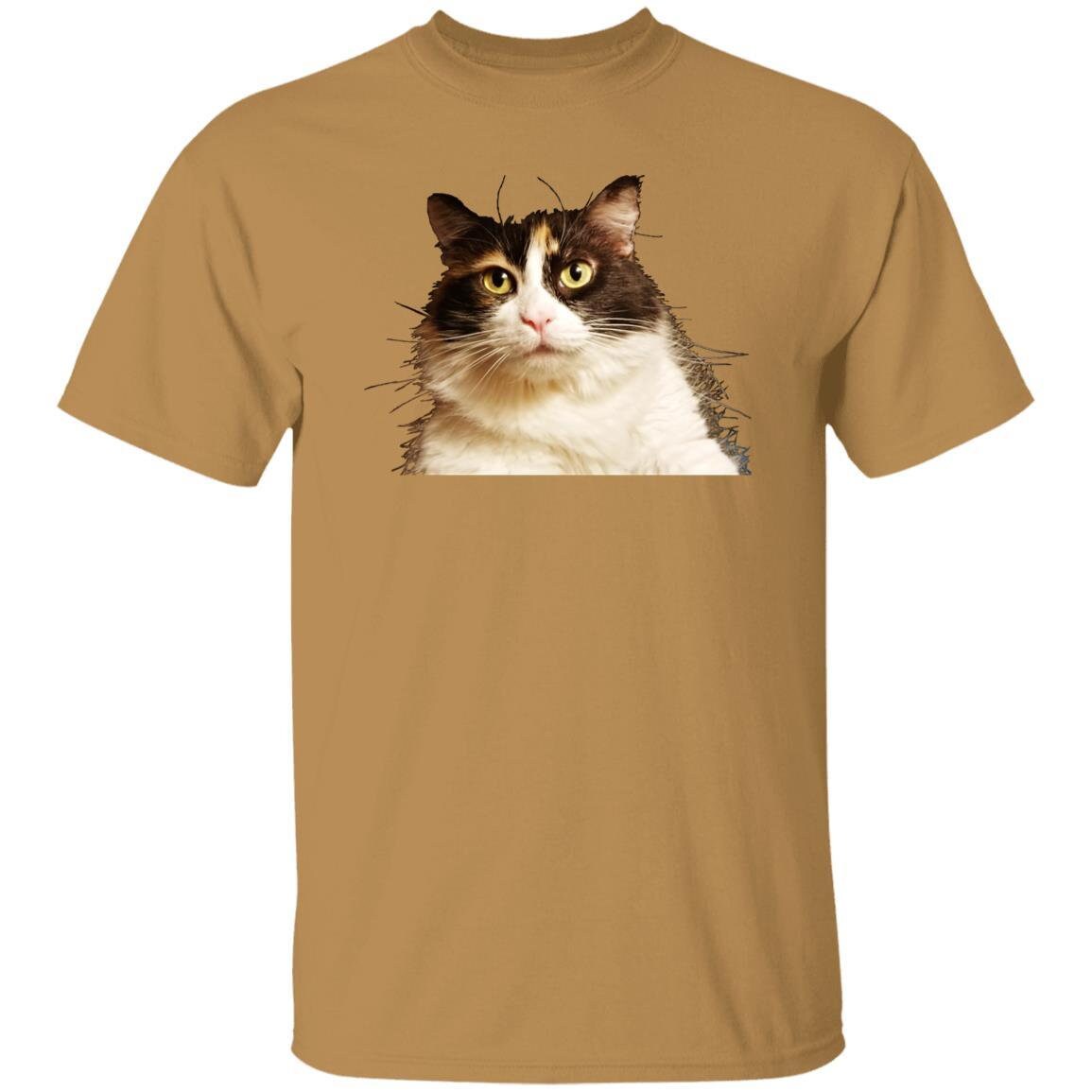 Graphic T-shirt With Calico Cat, Cat Person Shirt, Unique and Best Gift ...