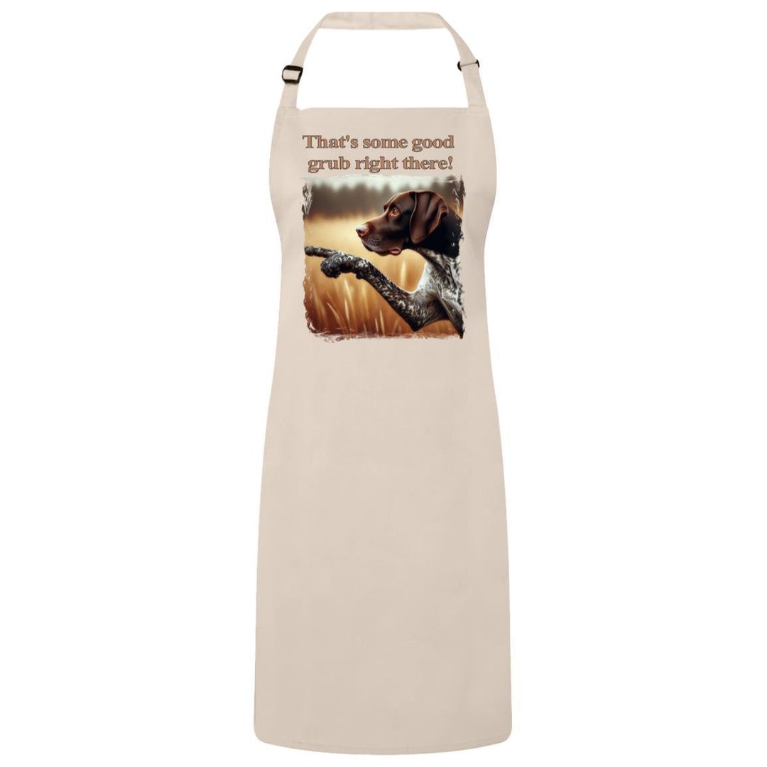 Funny Pointer Meme on Bib Apron With German Shorthaired Pointer Funny ...