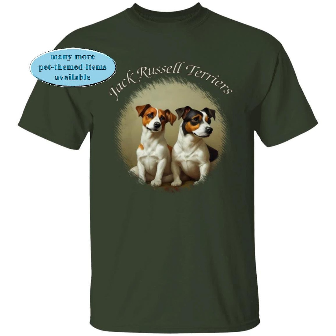 Jack Russell Terriers on a Graphic T-shirt, Jack Russell Terrier Owner ...