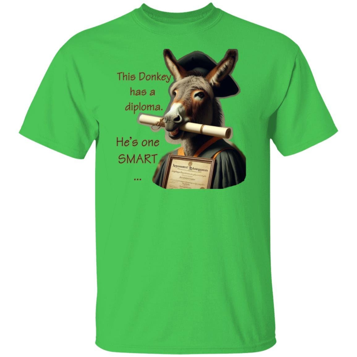 Donkey Meme Funny Graphic T-shirt, Wise Donkey Shirt, Funny T-shirt ...