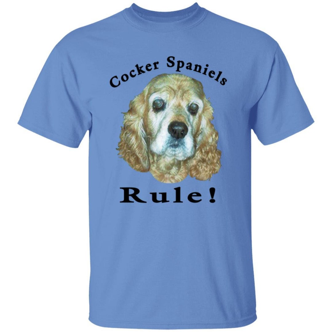 Graphic T-shirt With Cocker Spaniel, Unique Gift for Cocker Spaniel ...