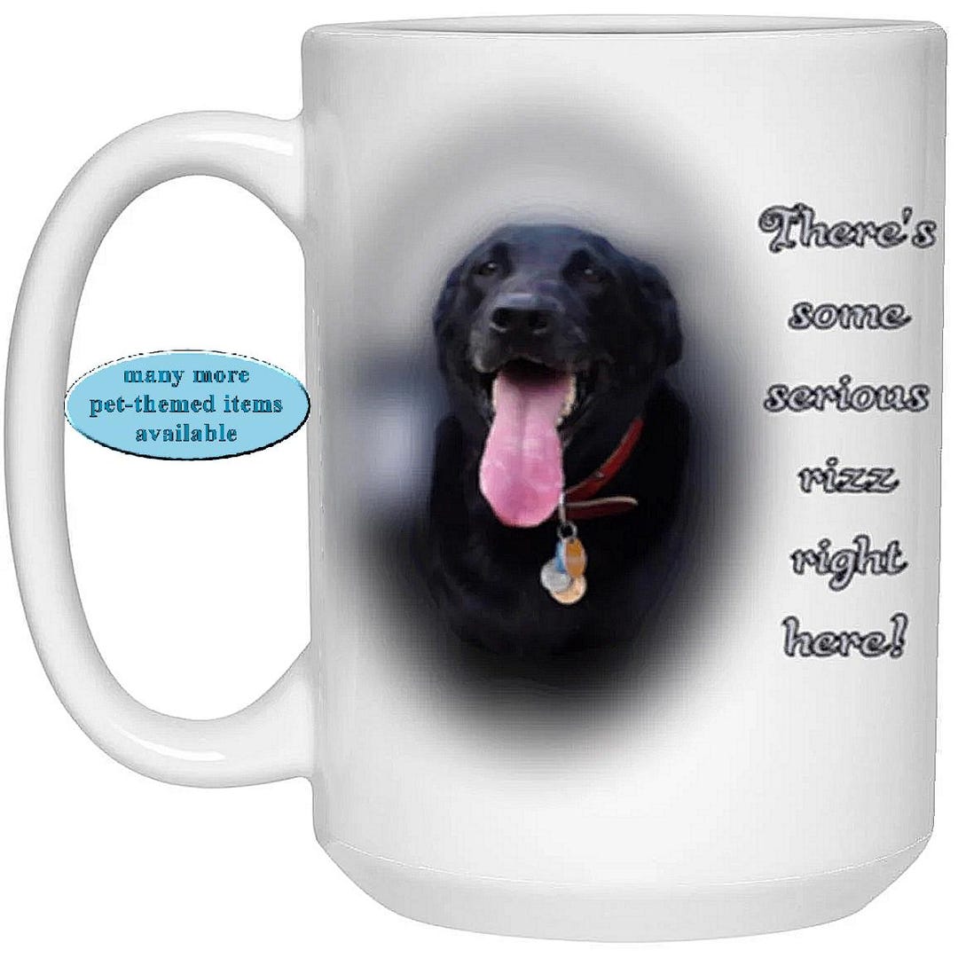 Black Labrador Retriever Meme on a Coffee/tea Mug, Gift for Labrador ...