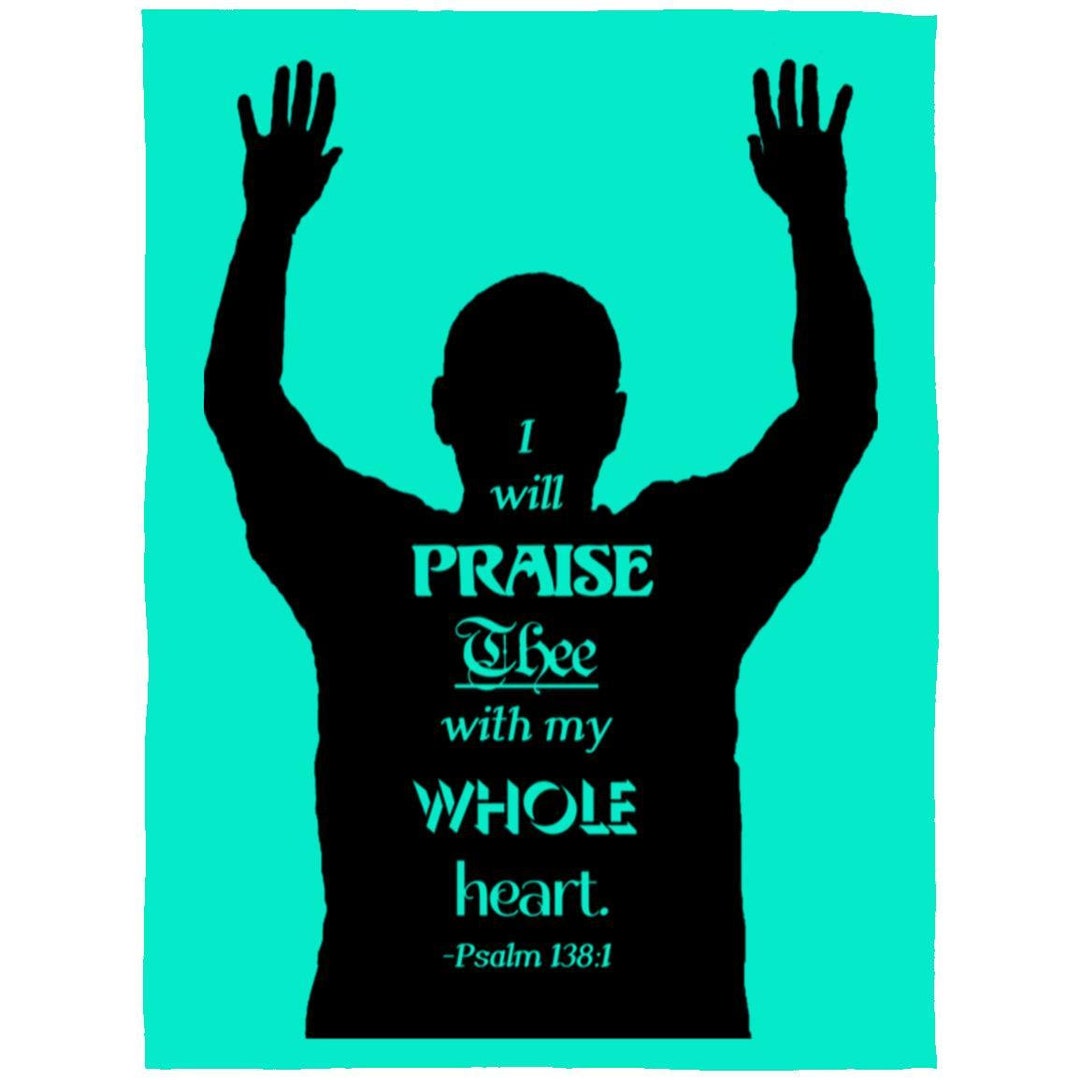 Psalm 138:1 Praise and Worship Design FLL Arctic Fleece - Etsy