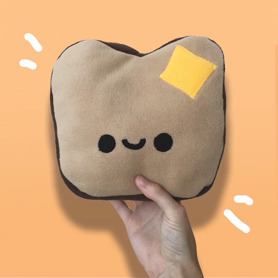 Toast Plushie - Etsy