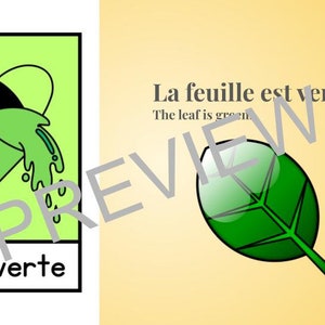 Les Couleurs - the Colors in French. Preschool, Homeschool, Little ...