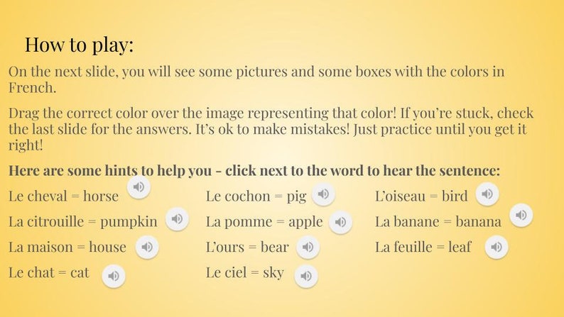 Les Couleurs En Français - French Colors - Drag and Drop Activity for ...