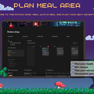 Gamified Life Planner Notion Template Work and Student Planner ADHD ...