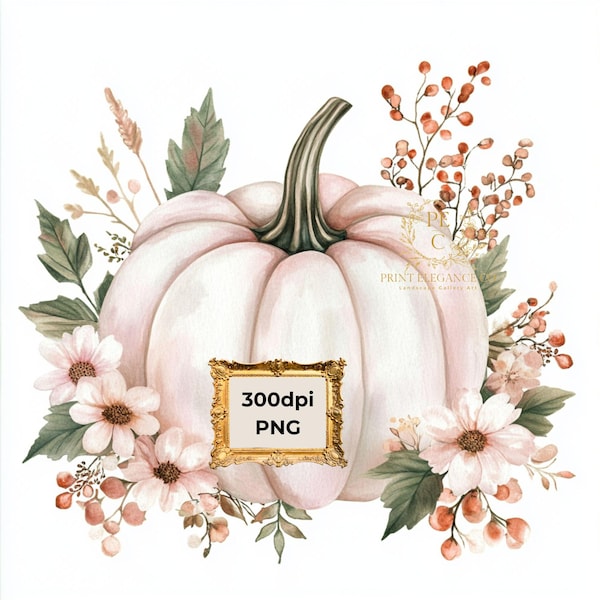 White Pumpkins - Etsy