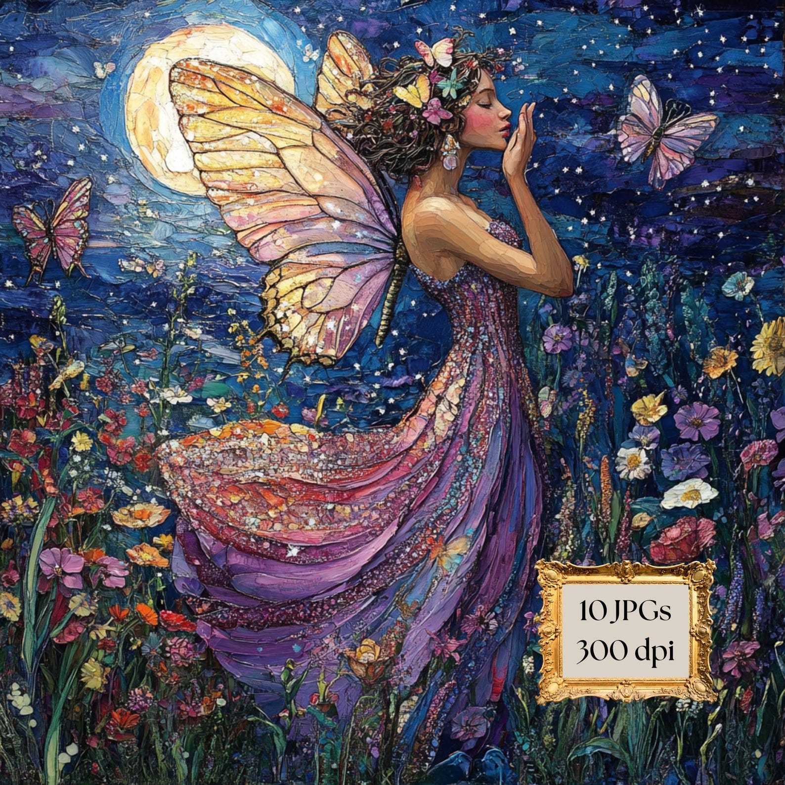 Moon Fairy Junk Journal Printable Kit Celestial Fae Magical Gothic ...