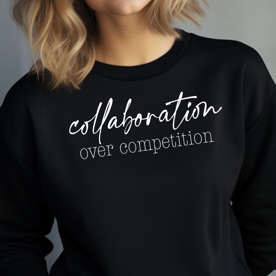 Collaboration Over Competition SVG Boss Babe SVG Cut File - Etsy