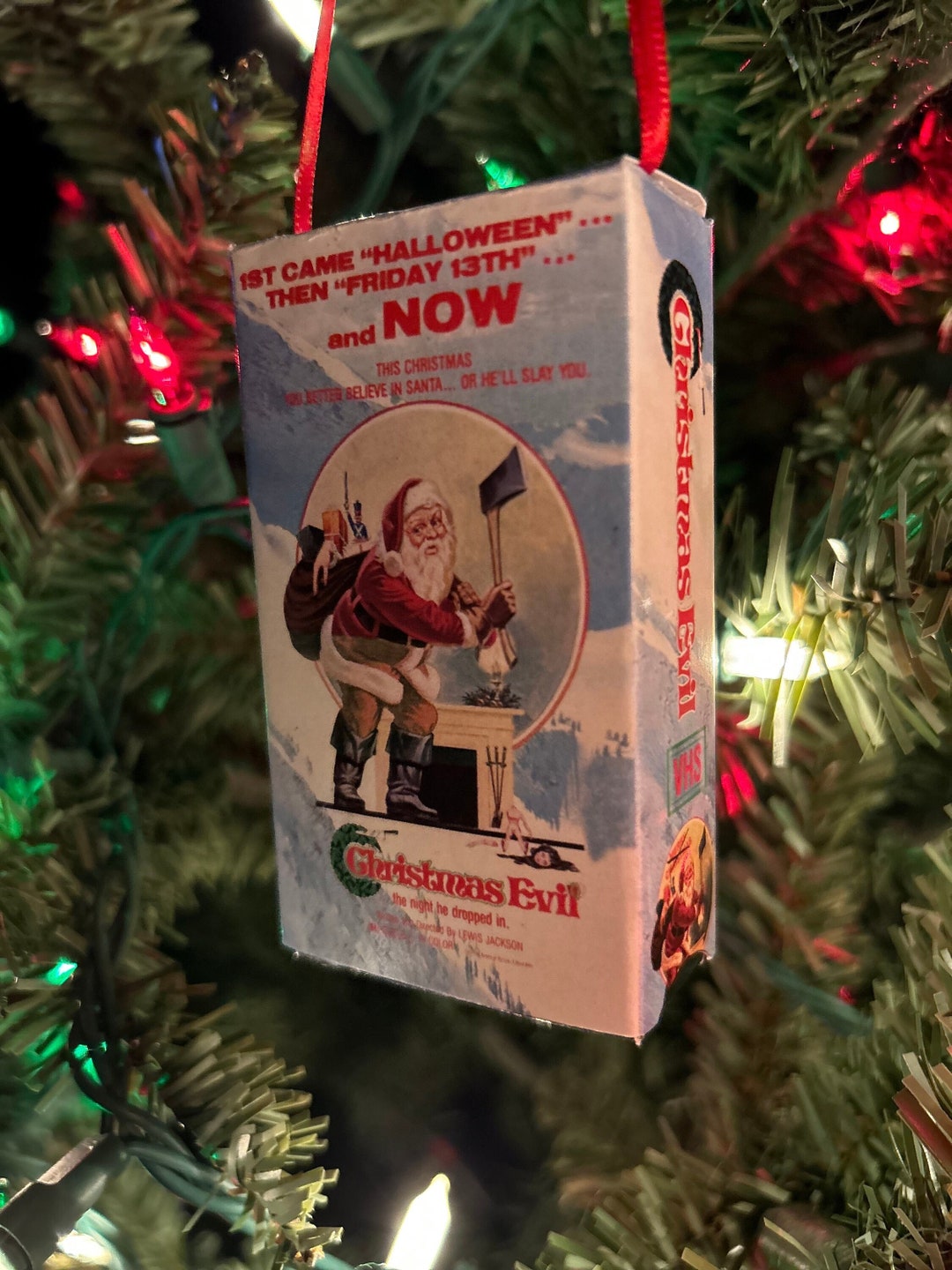 Christmas Evil VHS Christmas Ornament - Etsy