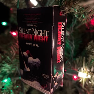 Silent Night Deadly Night VHS Christmas Ornament - Etsy