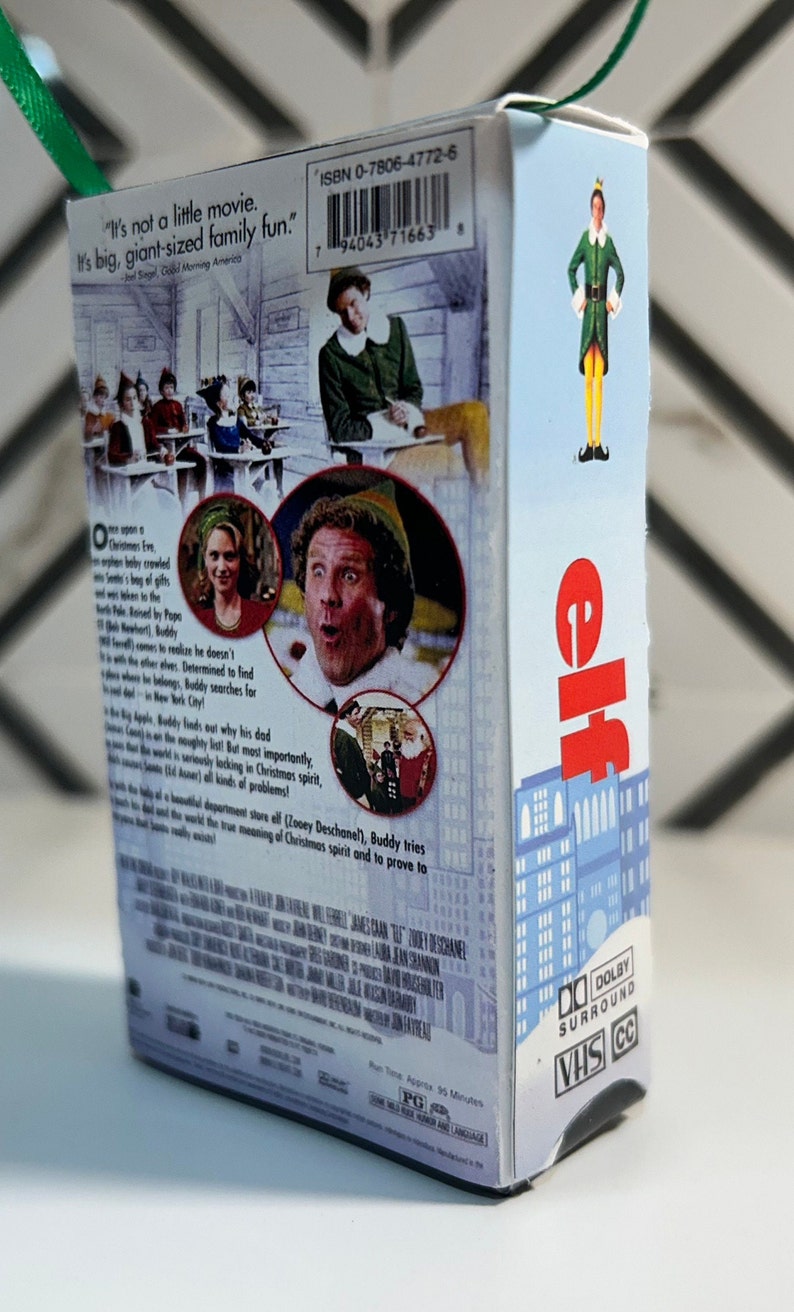 Elf VHS Christmas Ornament - Etsy