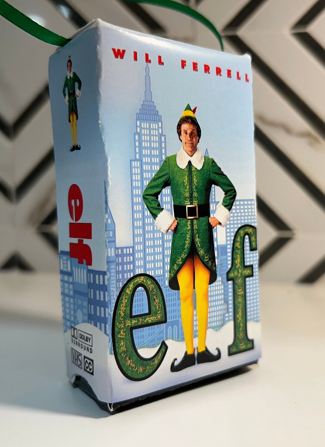 Elf VHS Christmas Ornament - Etsy