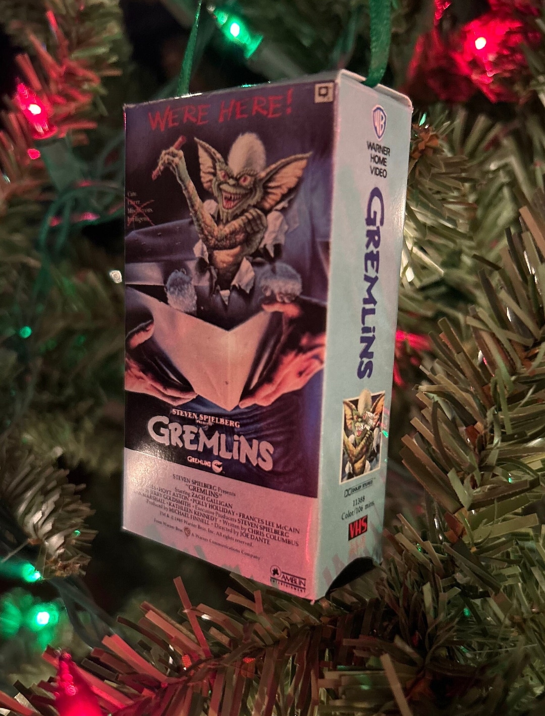 Gremlins VHS Christmas Ornament - Etsy