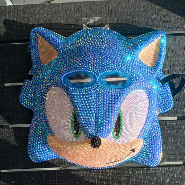 Sonic the Hedgehog Mask - Etsy