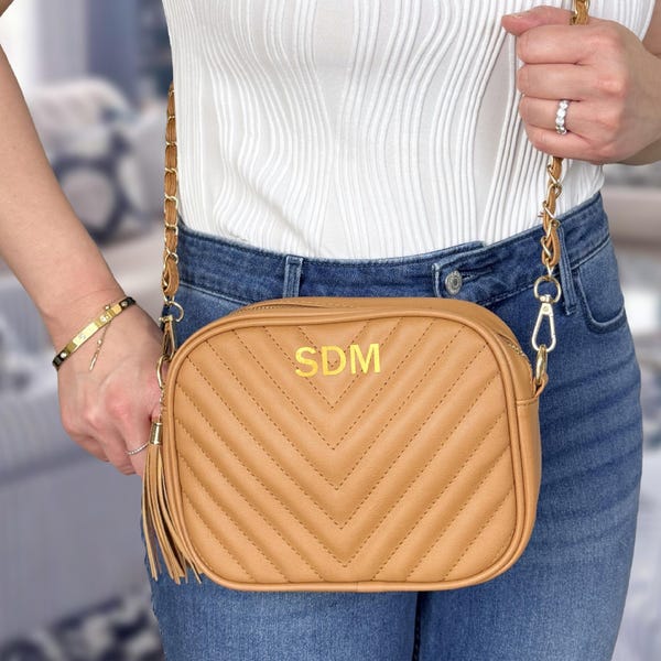 Leather Chevron Bags - Etsy