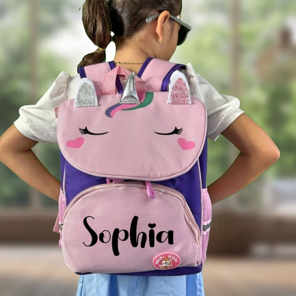 Girls Personalized Backpack School - Etsy