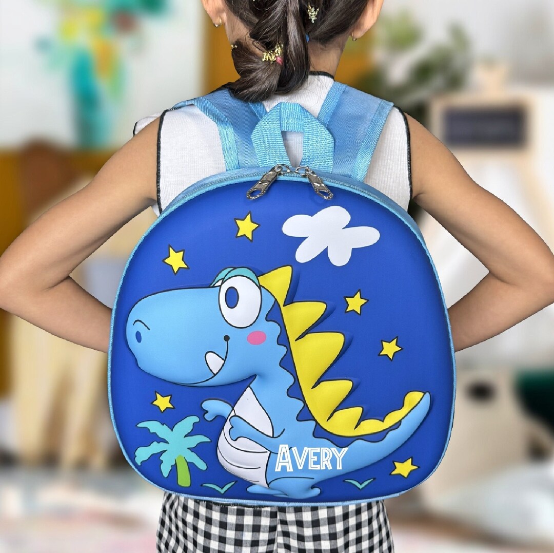 Personalized Dinosaur Backpack Toddler Backpack Custom Schoolbag ...