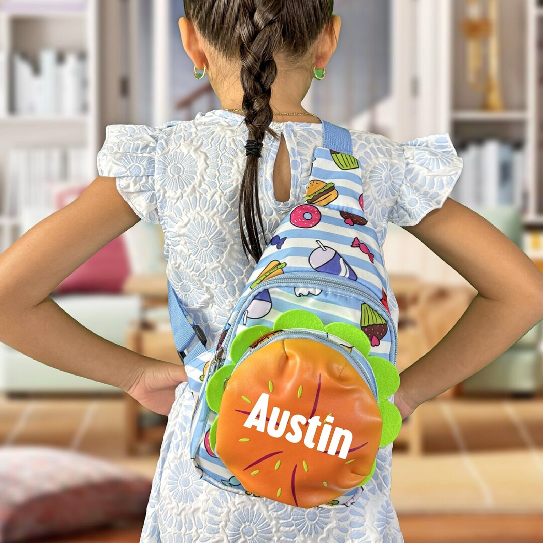 Personalized Kids Sling Bag Cookout Tailgate Party Kids Fanny Pack Mini ...