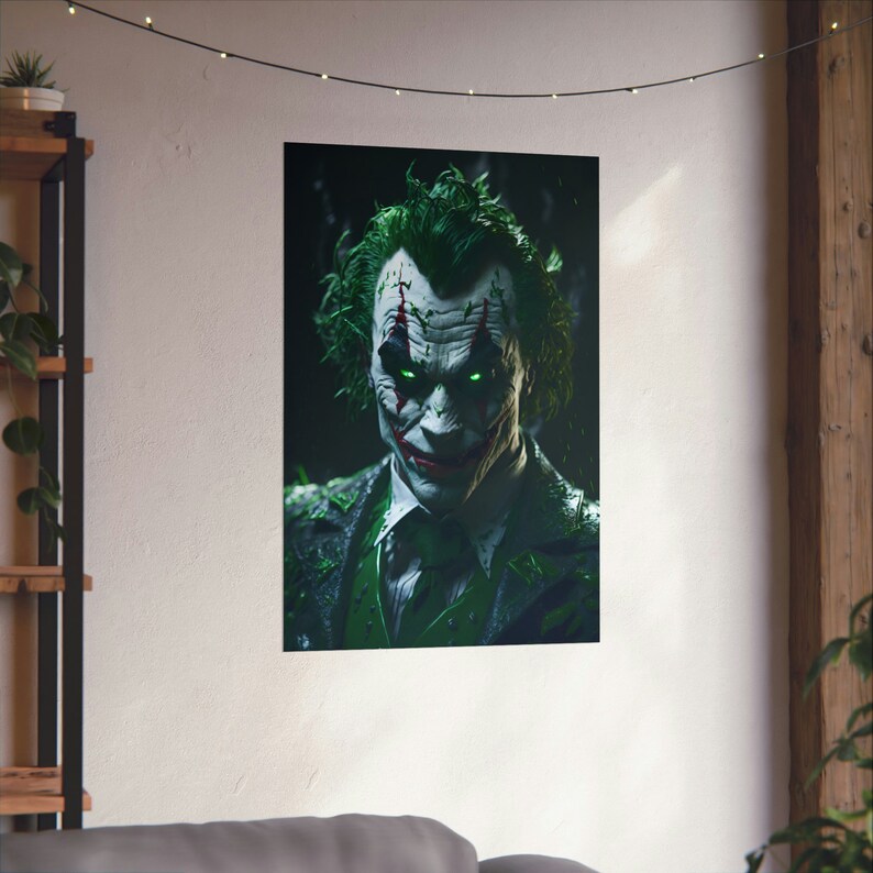 Matte Vertical Posters Joker - Etsy