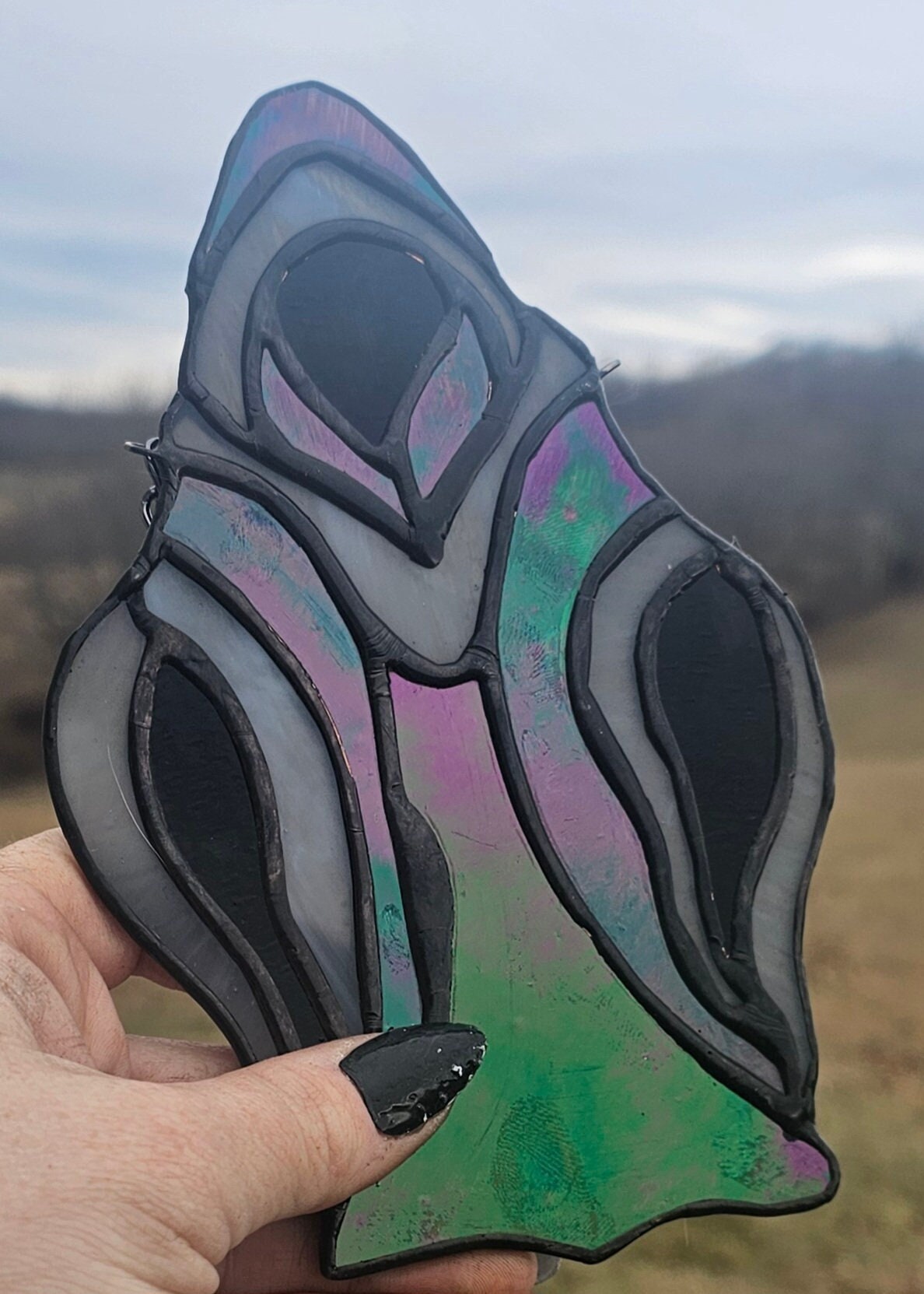 ACOTAR Inspired Stained Glass Suncatcher the Suriel Bookshelf Decor ...