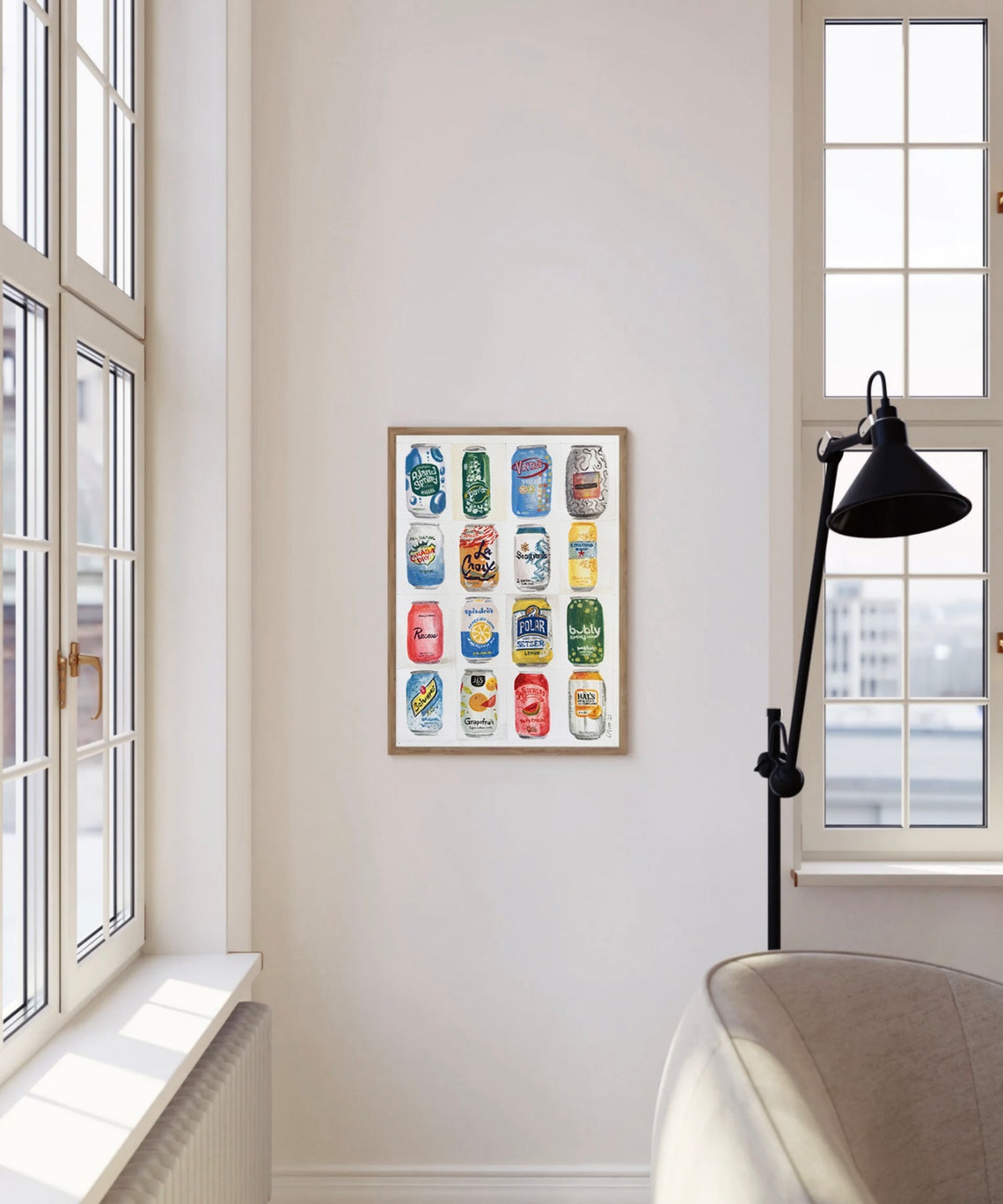 Seltzer Water Cans - Logo Art Painting Poster - Etsy