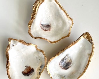 Mermaid Tails Oyster Shell Ring Dish, Trinket Dish, Jewelry Tray, Beach ...