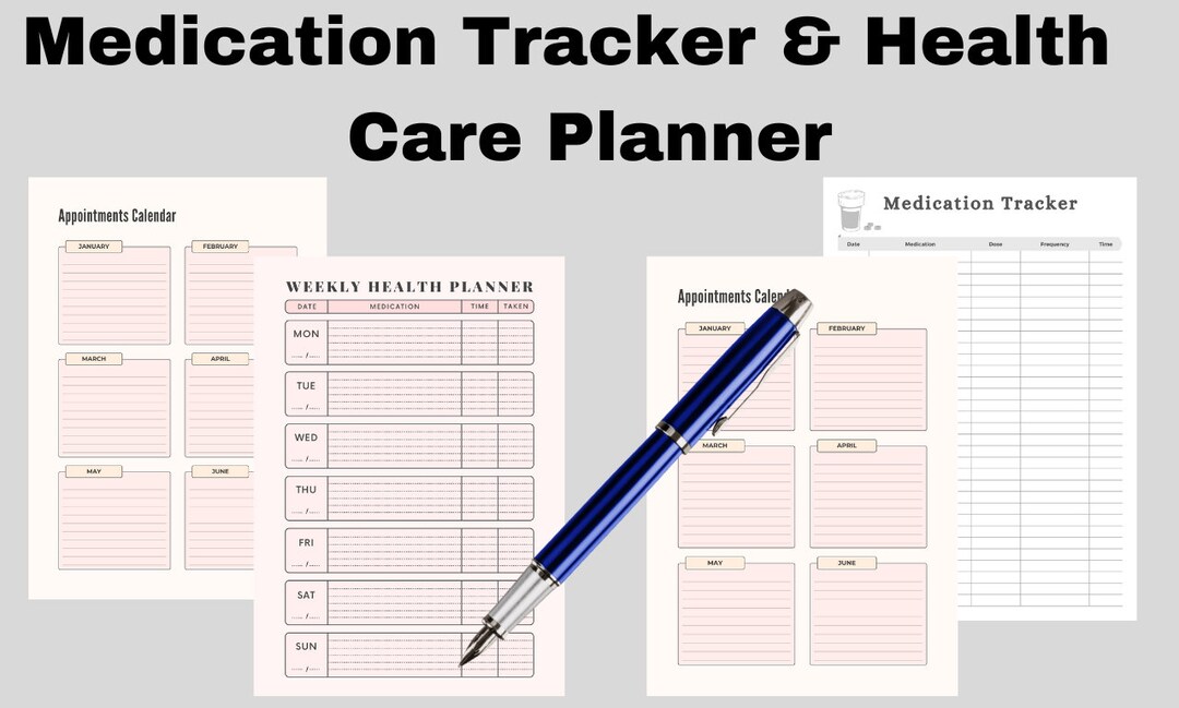 Digital WEEKLY MEDICAL PLANNER Downloadable in Pdf Format With ...