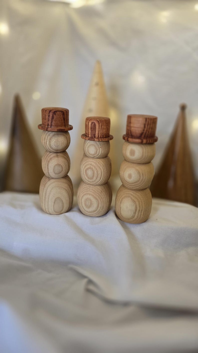 Snowman - Set of 3 - Etsy