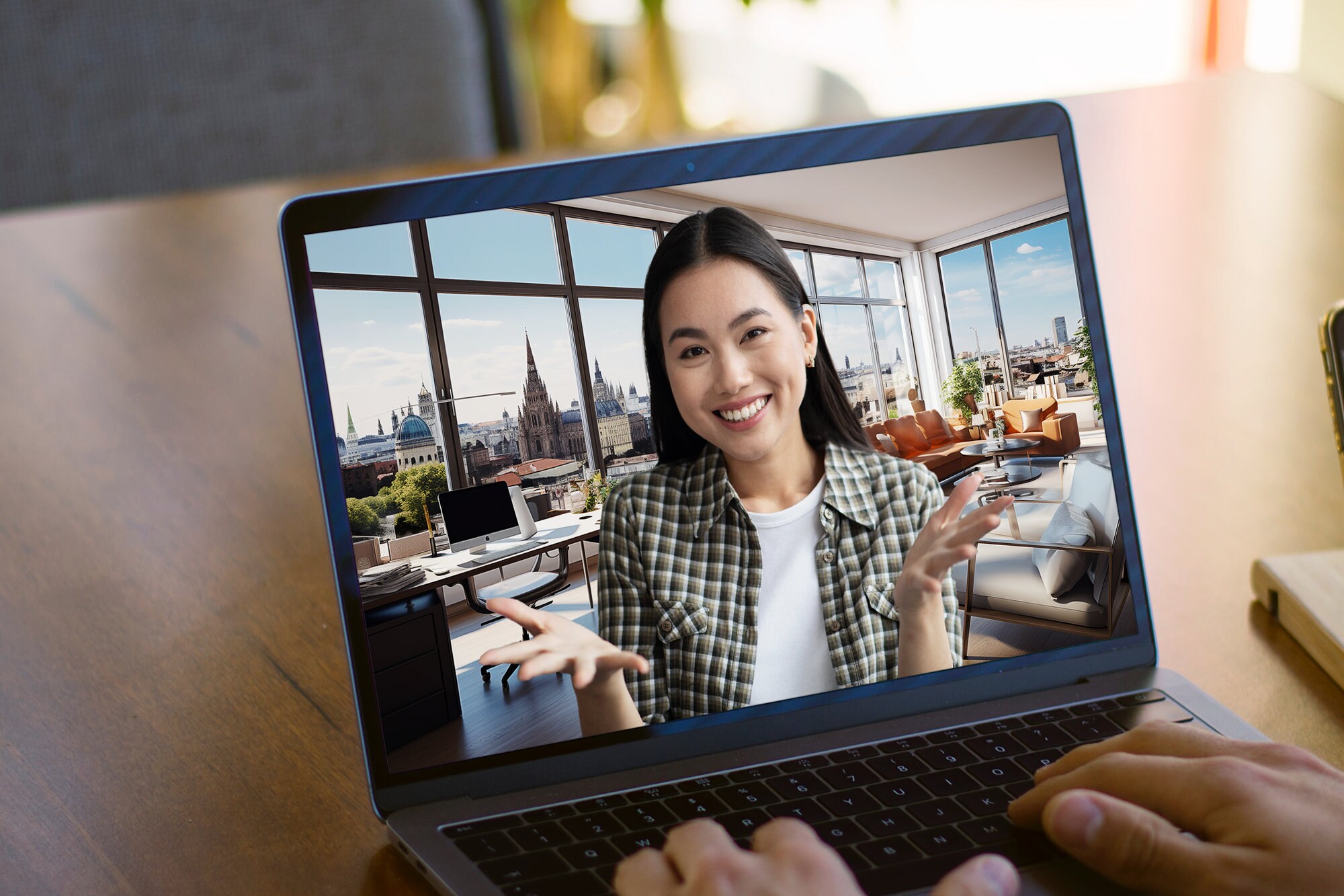 Home Office | Virtual Background Zoom & Teams | Designer Office ...