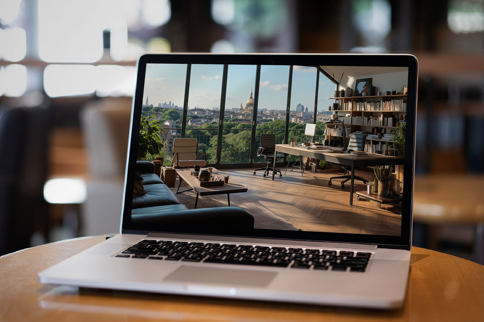 Professional Office Virtual Background Zoom & Teams Designer Office ...