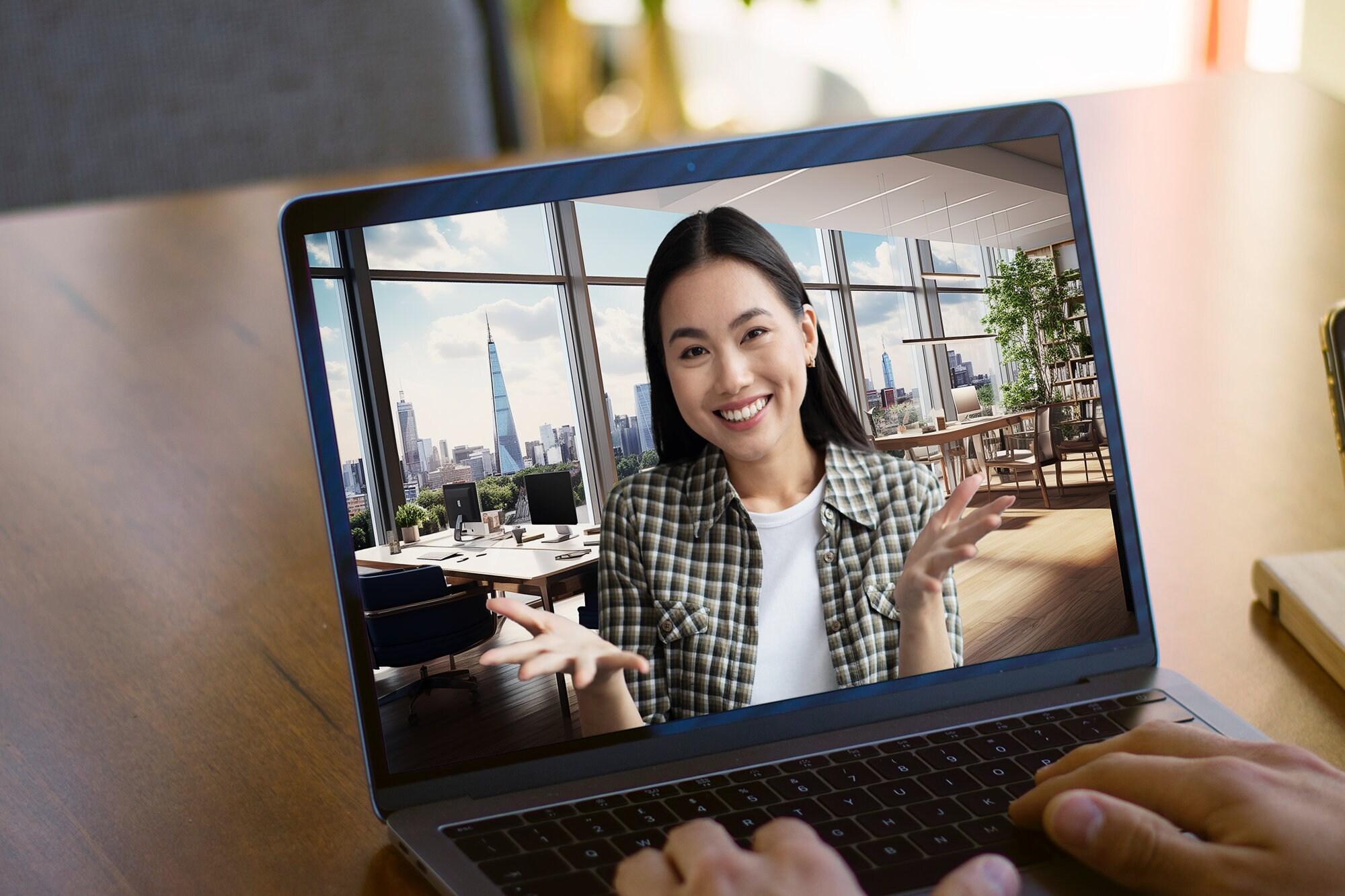 Home Office Virtual Background Zoom & Teams Designer Office Instant PNG ...