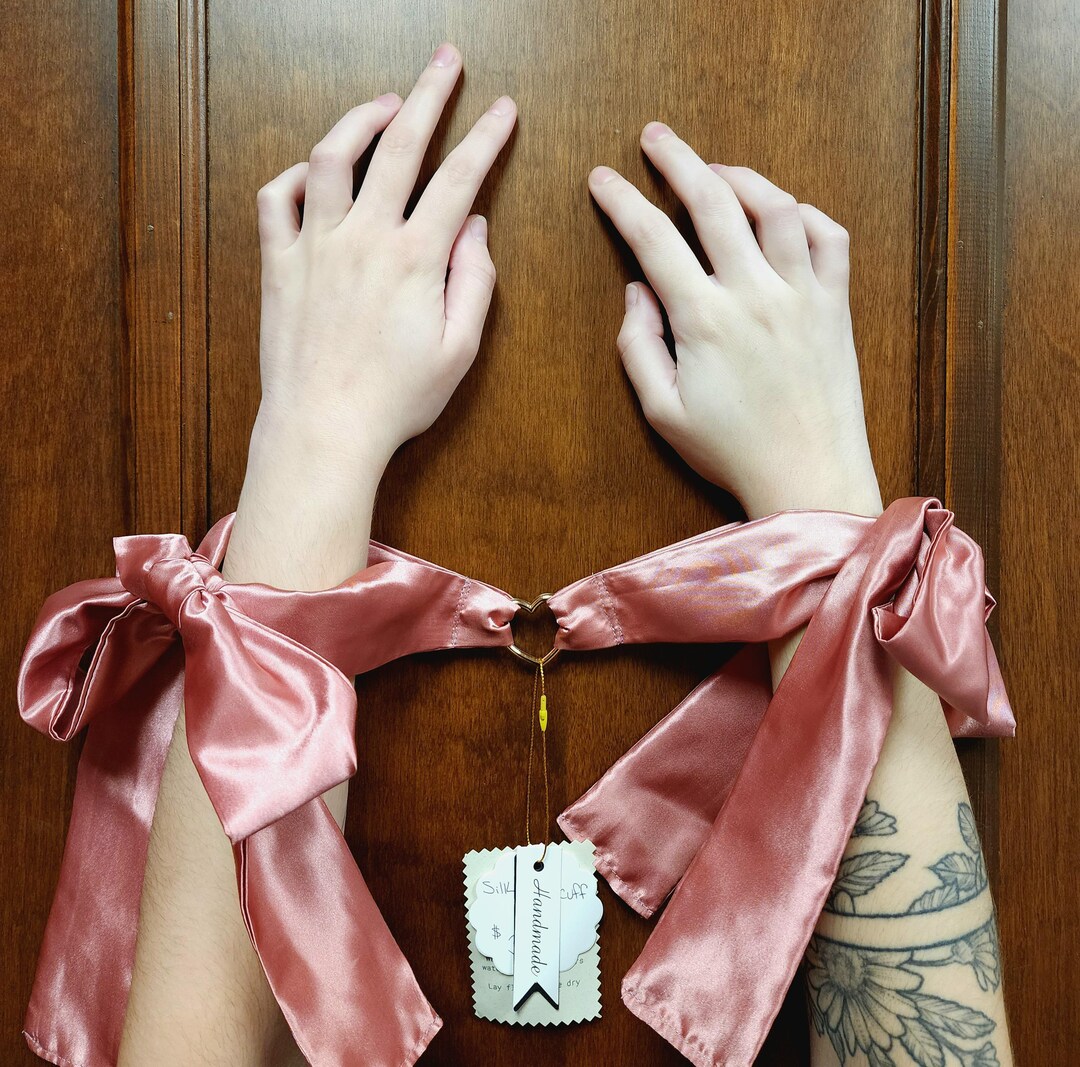 Bundle - Silk Handcuff With Matching Necklace - Etsy