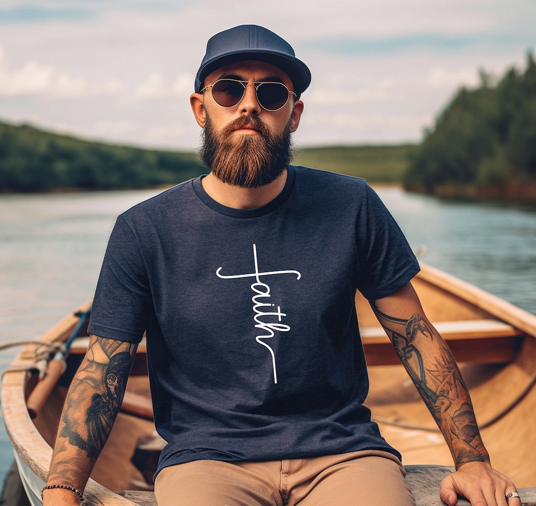 Faith Cross Shirt, Faith Shirt, Christian Gift, Faith Gift, Christian ...