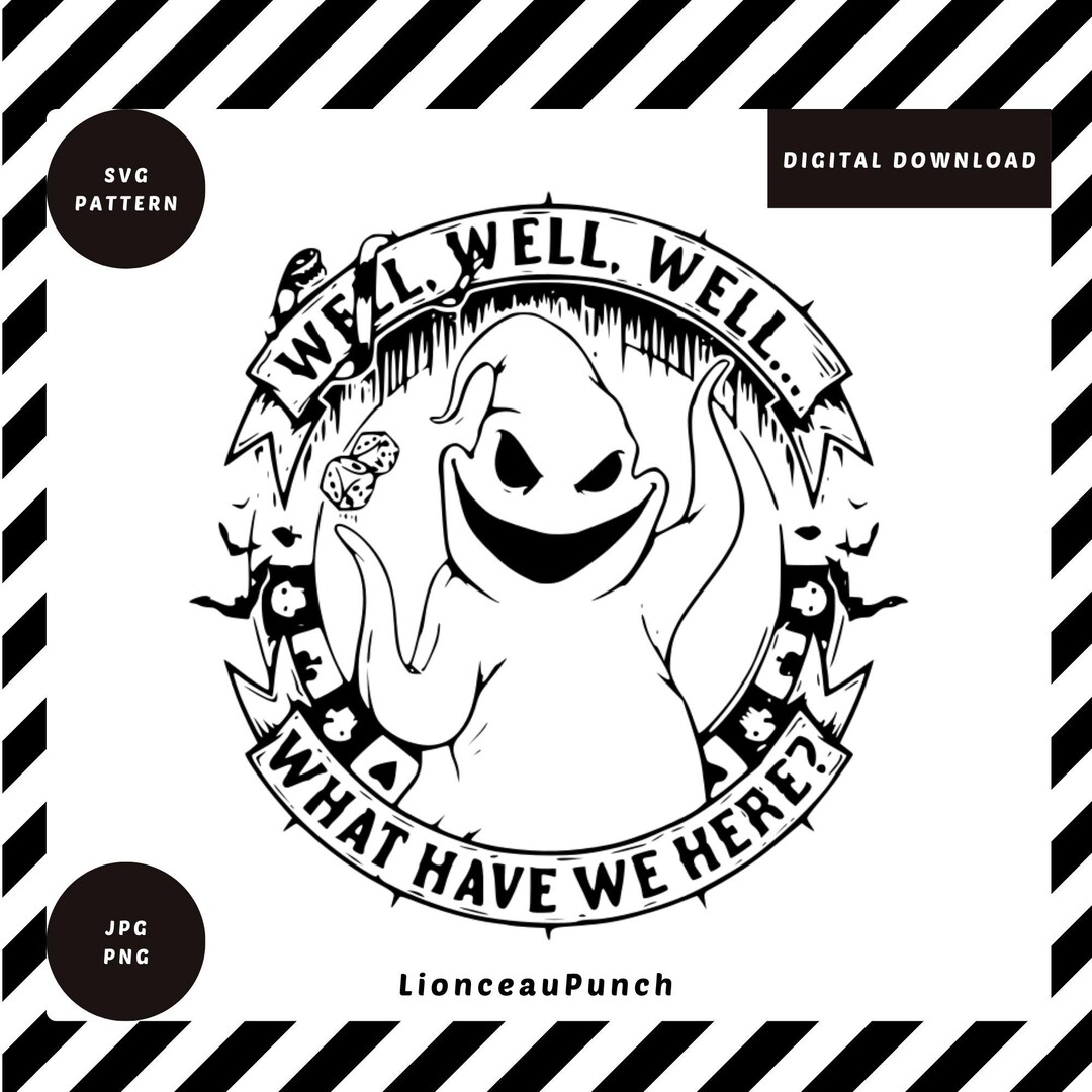 Well,well,well... SVG, Digital Download, Oogie Boogie Png,jpg, Svg ...