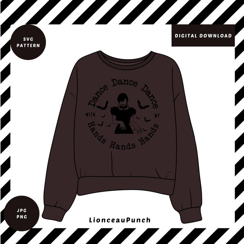 Wednesday Addams Dance SVG File, Digital Download, Png, Jpg, Svg ...