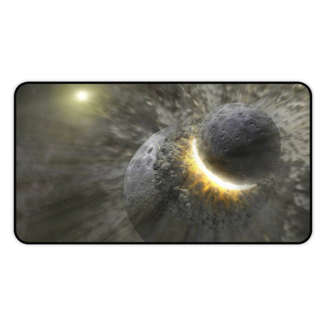 Space Collision Desk Mat, Nasa's Spitzer Space Telescope Star Vega ...