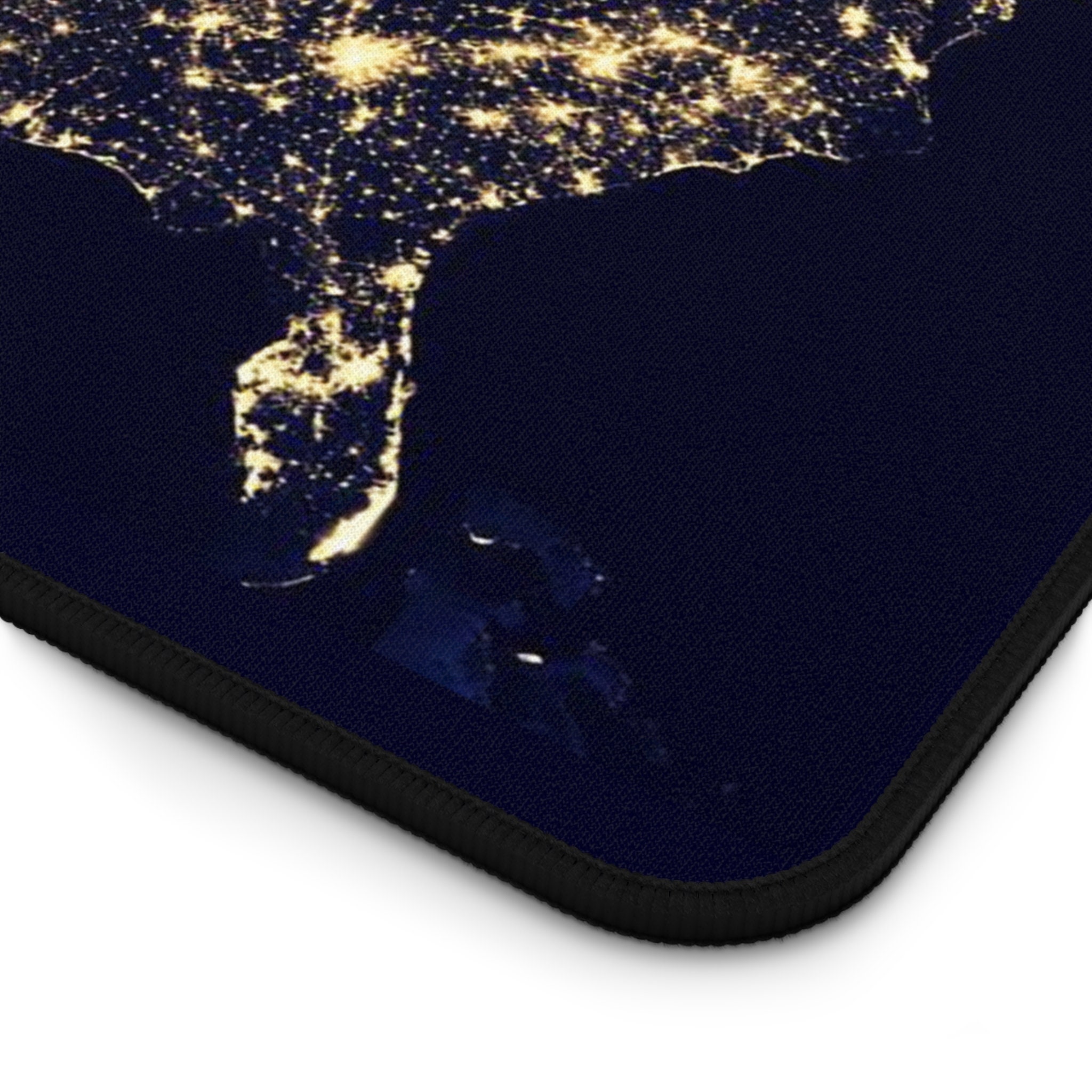 Map of Lights Desk Mat, USA Lights at Night, NASA Earth Observatory ...