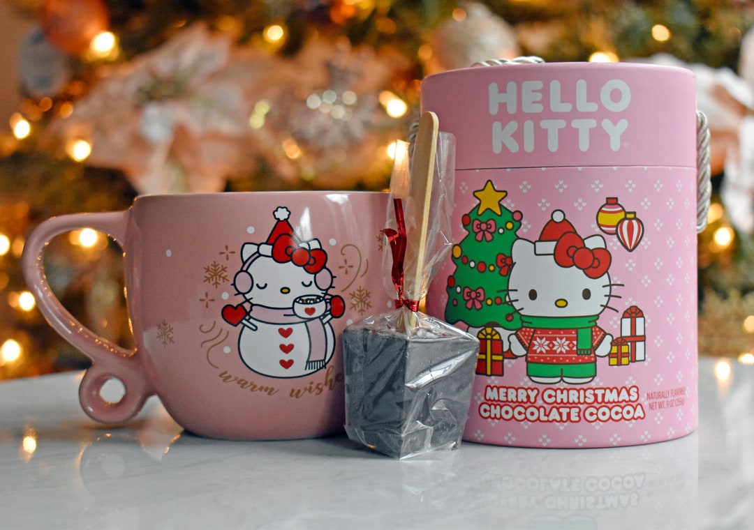 Cozy Cups | Hello Kitty Hot Cocoa Gift Set With Hello Kitty Pink Mug ...