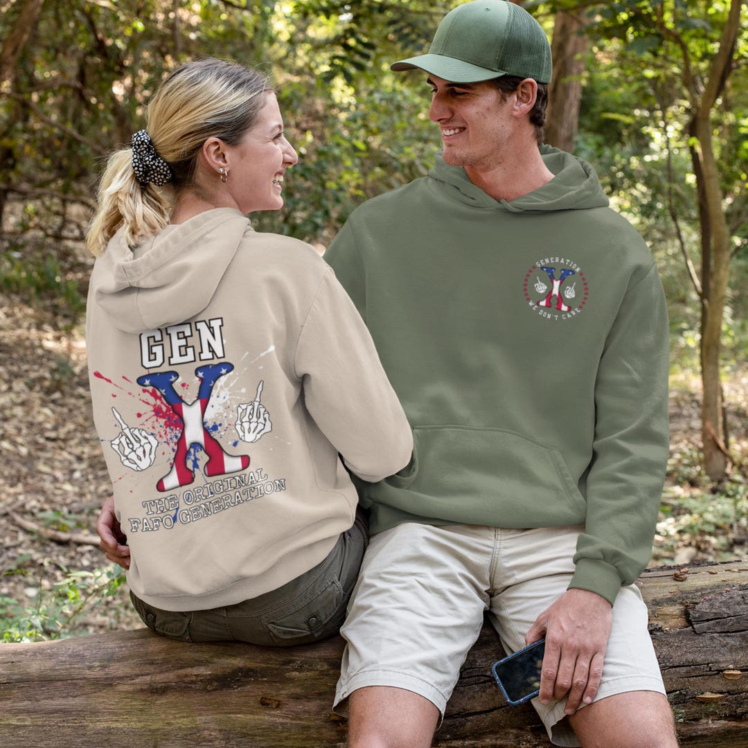 Generation X, Gen X, Middle Finger, FAFO, T-shirt, Sweater, Hoodie ...